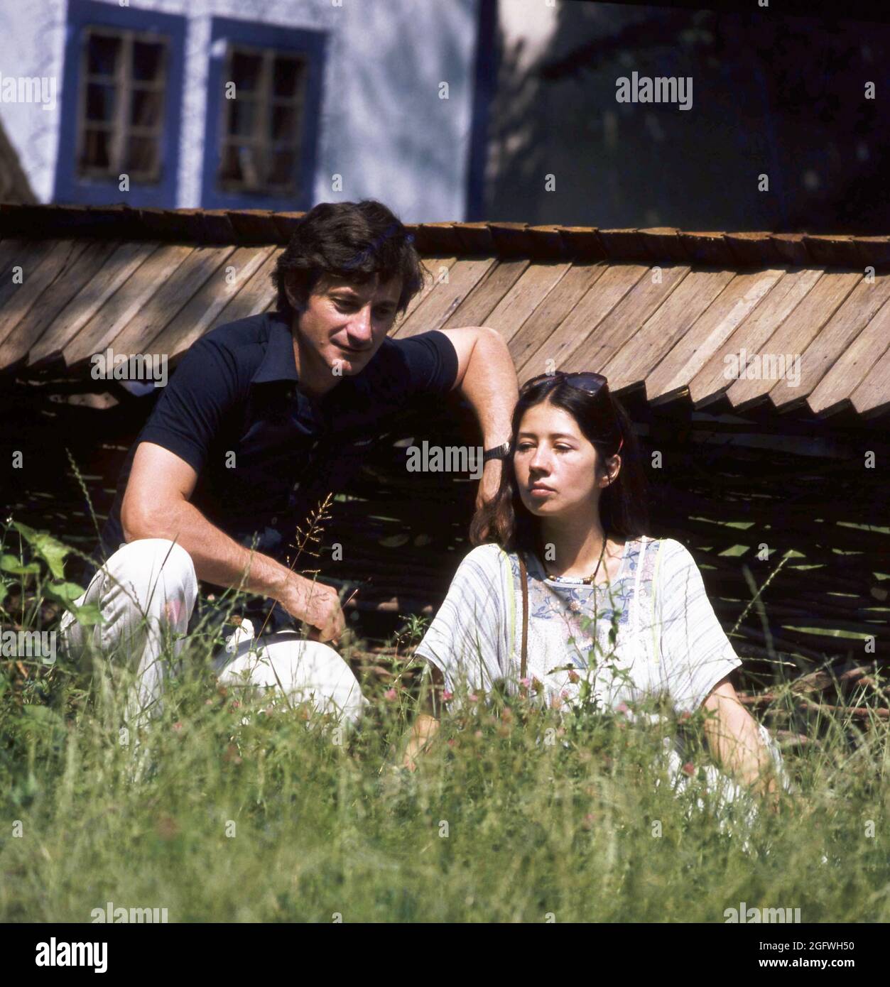 Romanian actors Carmen Galin & Ion Caramitru, approx. 1979 Stock Photo ...