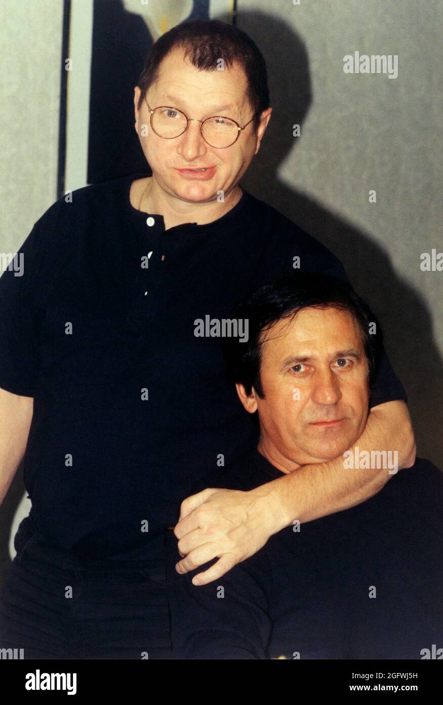 The Romanian actors Horatiu Malaele & George Mihaita, approx. 2000 ...