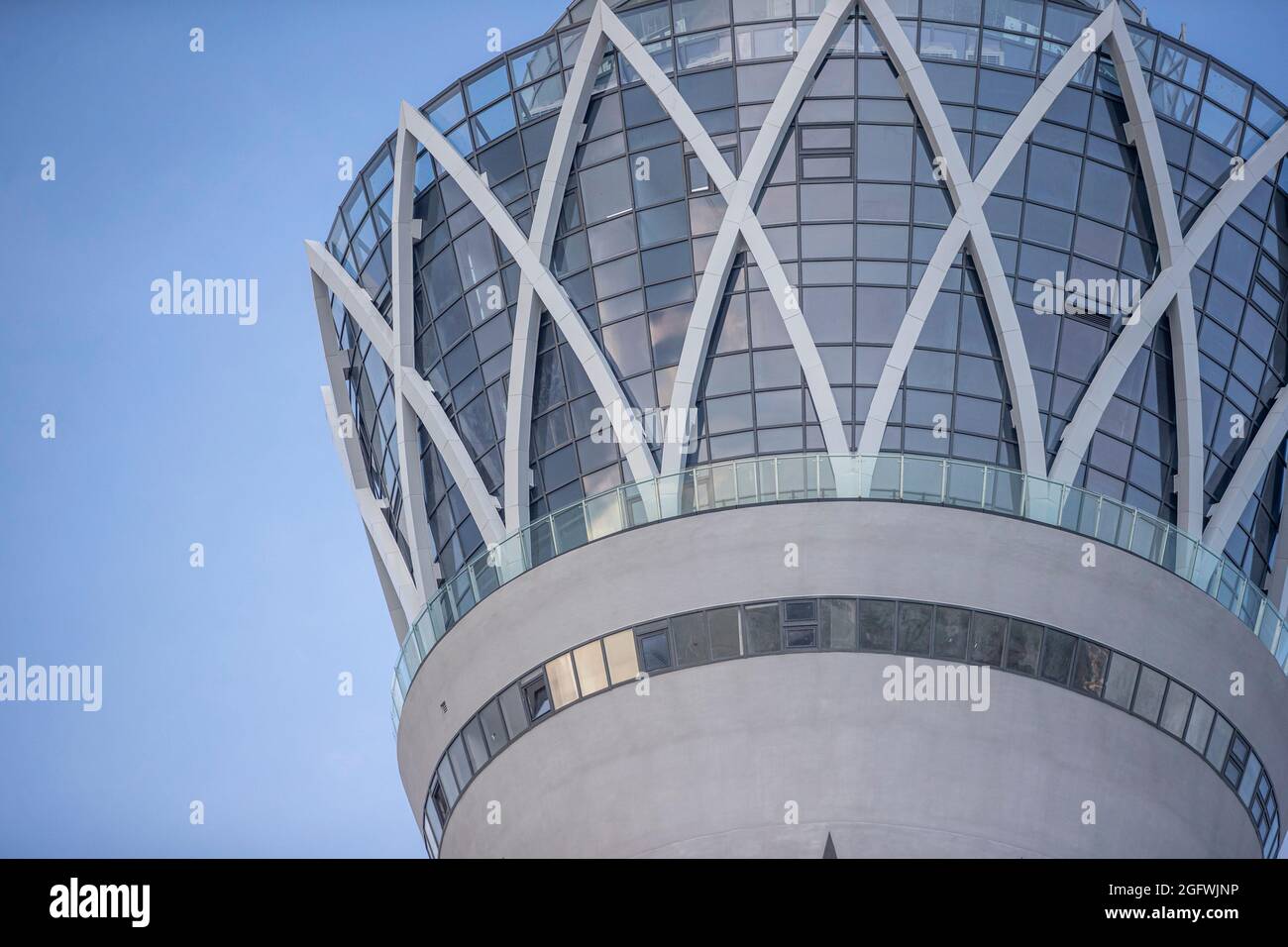The civil construction of the new tower of the second phase expansion ...