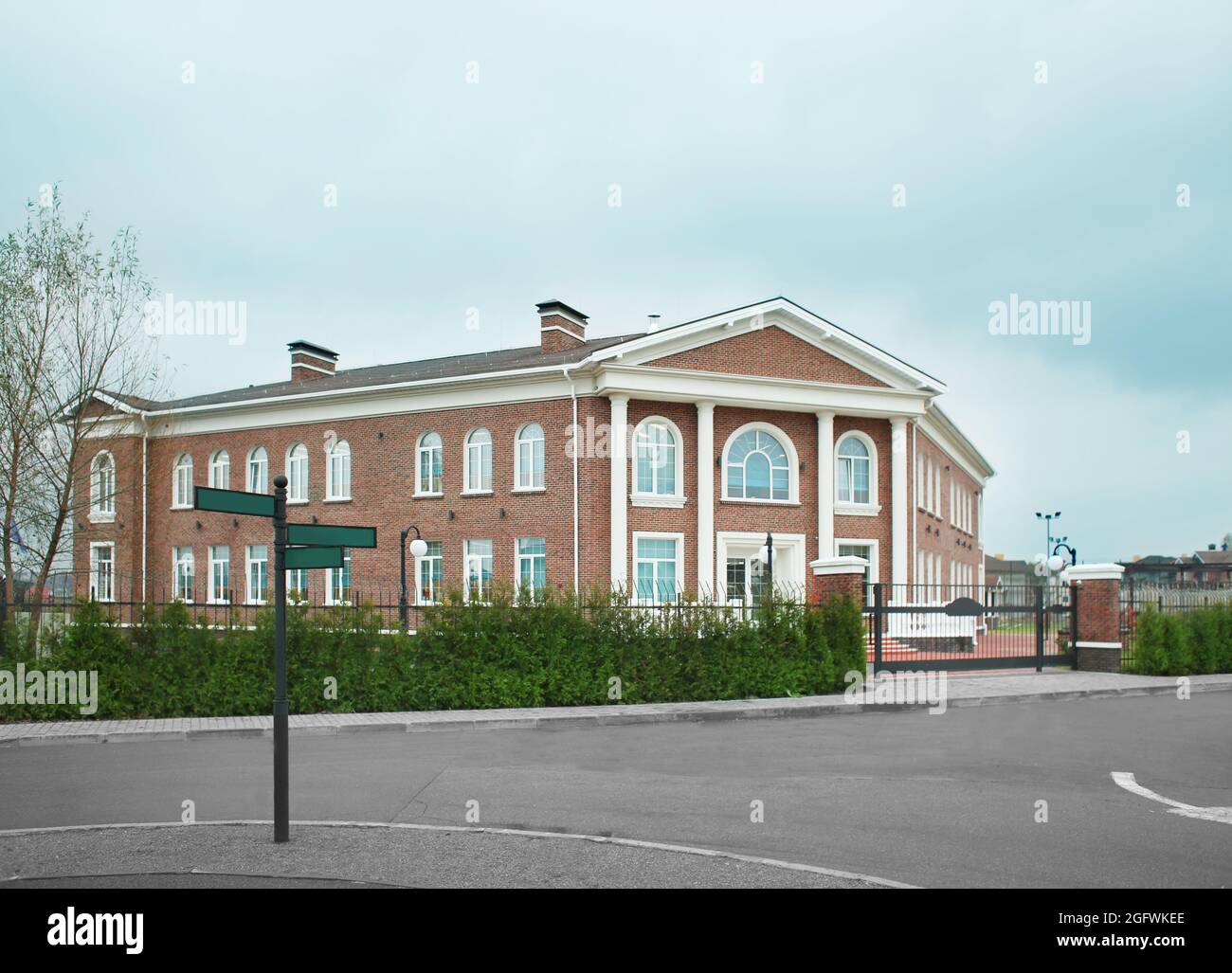 Modern School Building Elevations