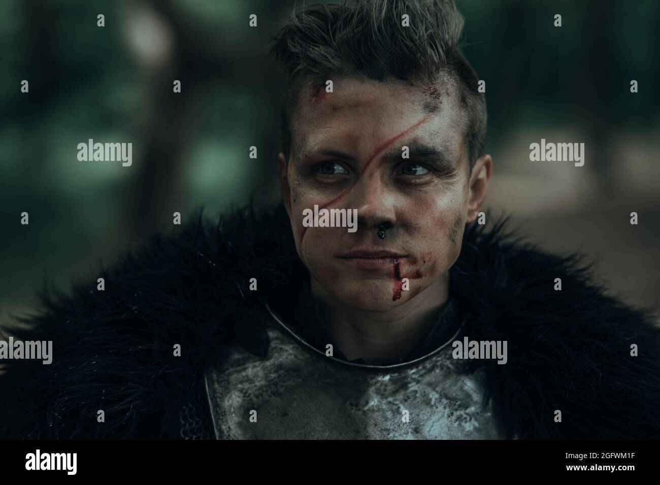 Scarred Face Warrior