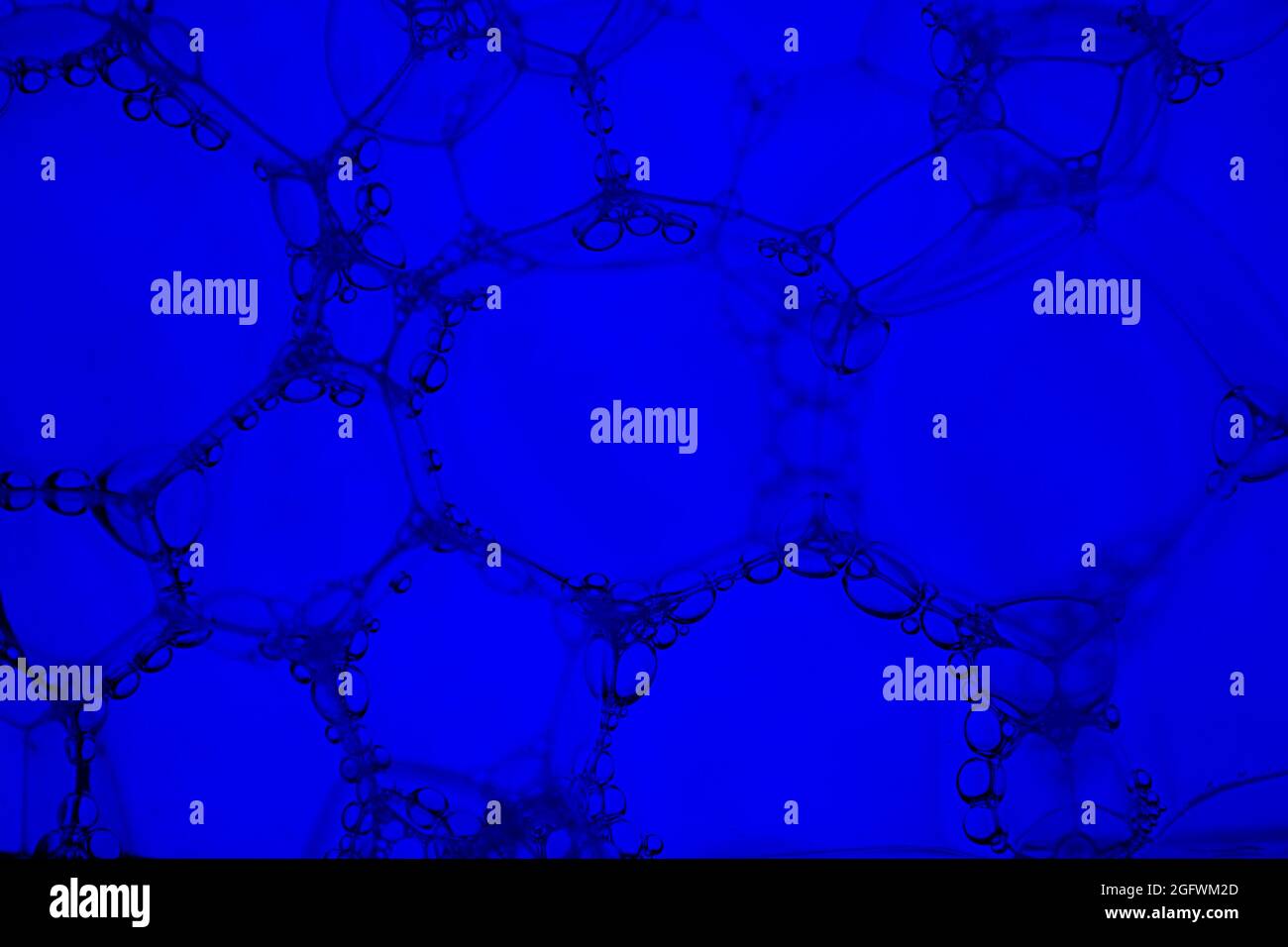 Abstract background and texture of blue bubbles Stock Photo - Alamy