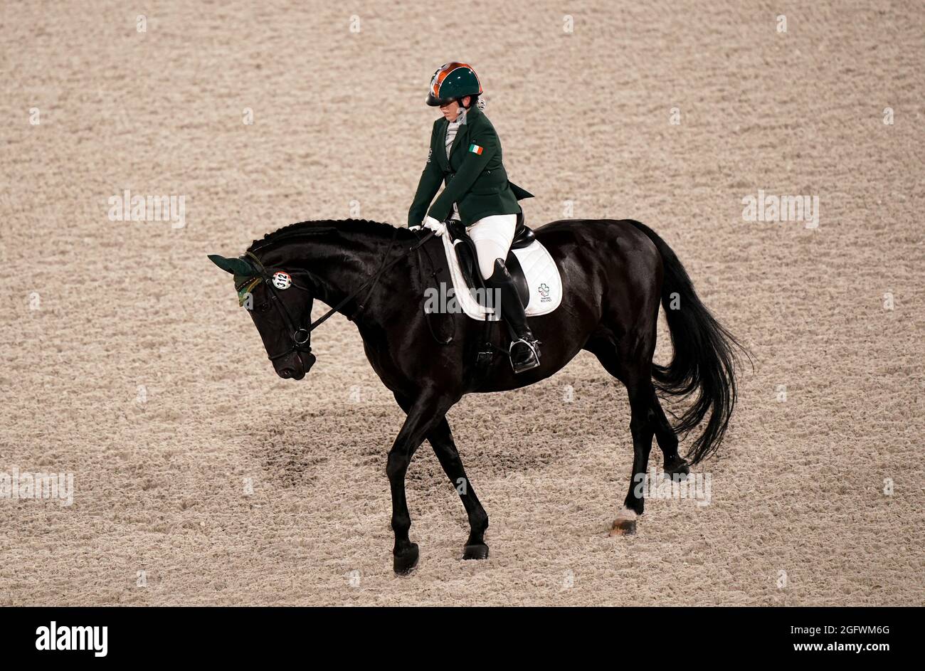 Ireland's Kate Kerr-Horan riding Serafina T competes in the Dressage ...