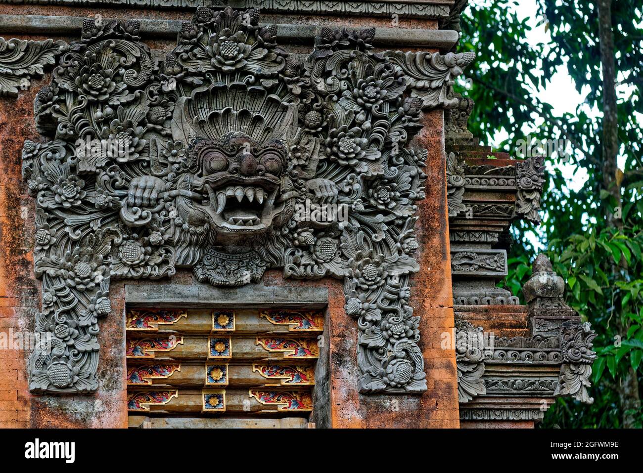 Temple Entrance Guardian, Bali Stock Photo - Alamy