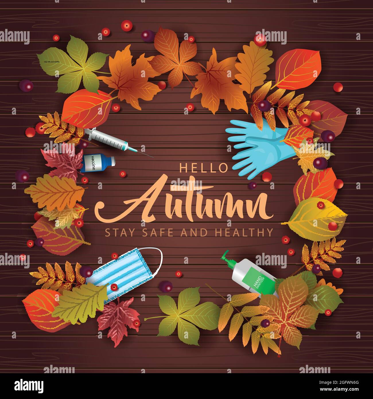 Autumn vaccine Stock Vector Images - Alamy