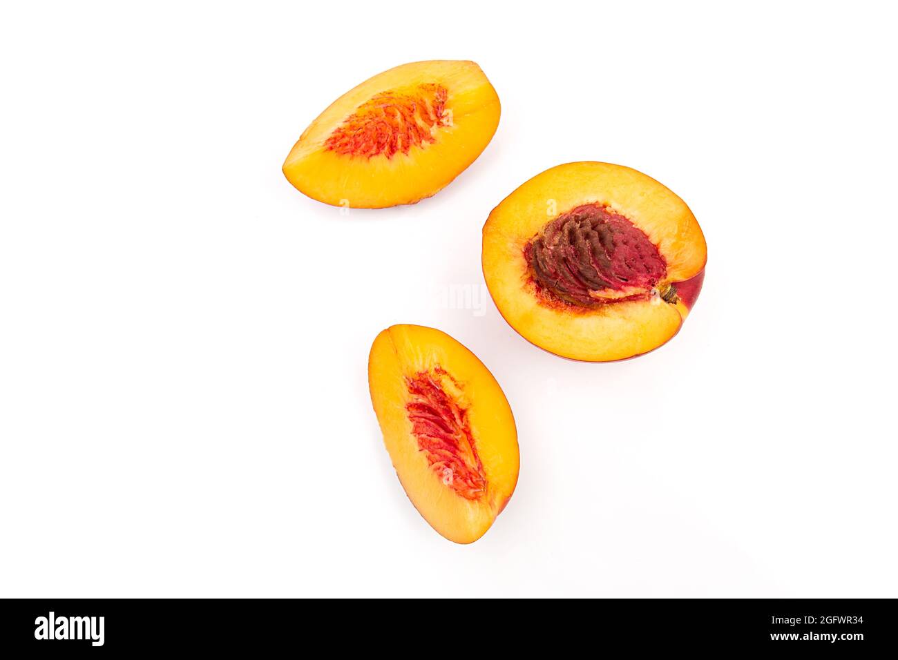 Parts of fruitvegetarian Cut Out Stock Images & Pictures - Alamy