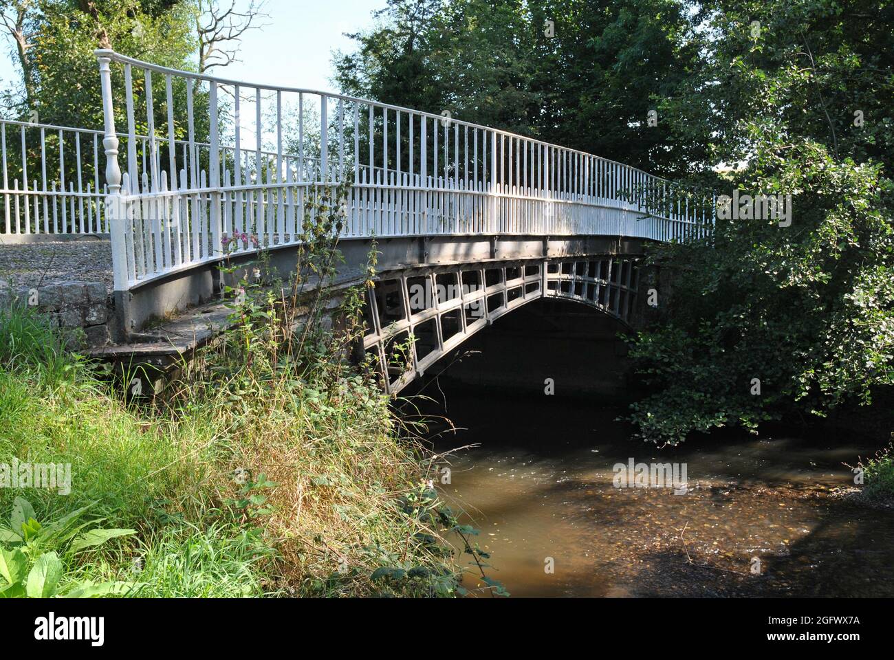 Built in 1813 Cantlop Bridge is a single span cast-iron road bridge ...