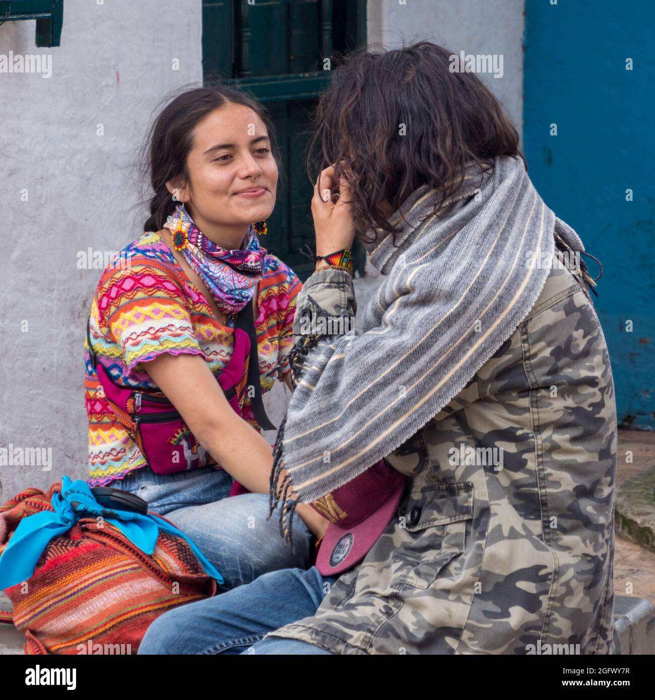 Bogota, Colombia - Nov 2019: Portrait of a colombian woman. Latin ...