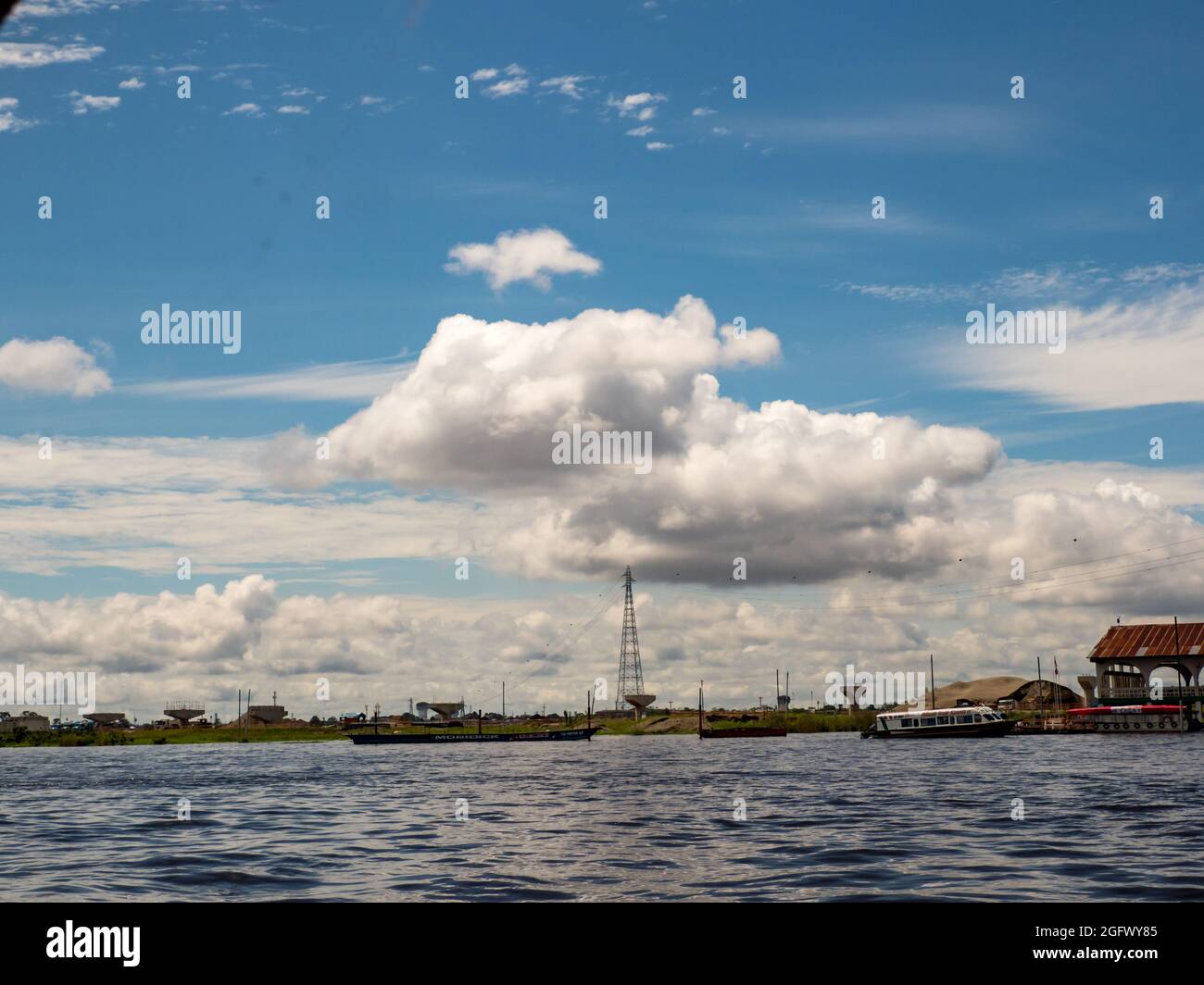 Iquitos, Peru - December 2019: Luxury cruise ship sailing on the Amazon ...