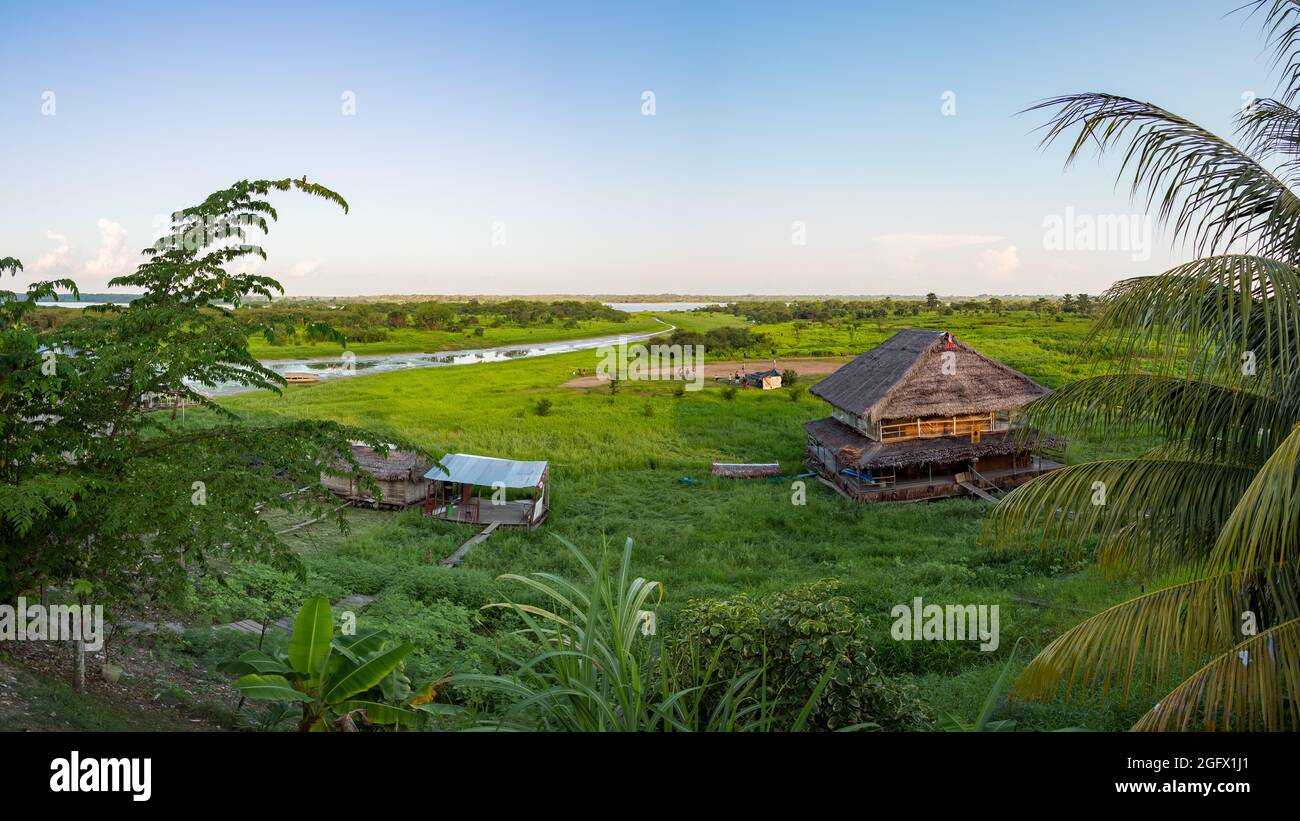 Traditional amazon house hi-res stock photography and images - Alamy