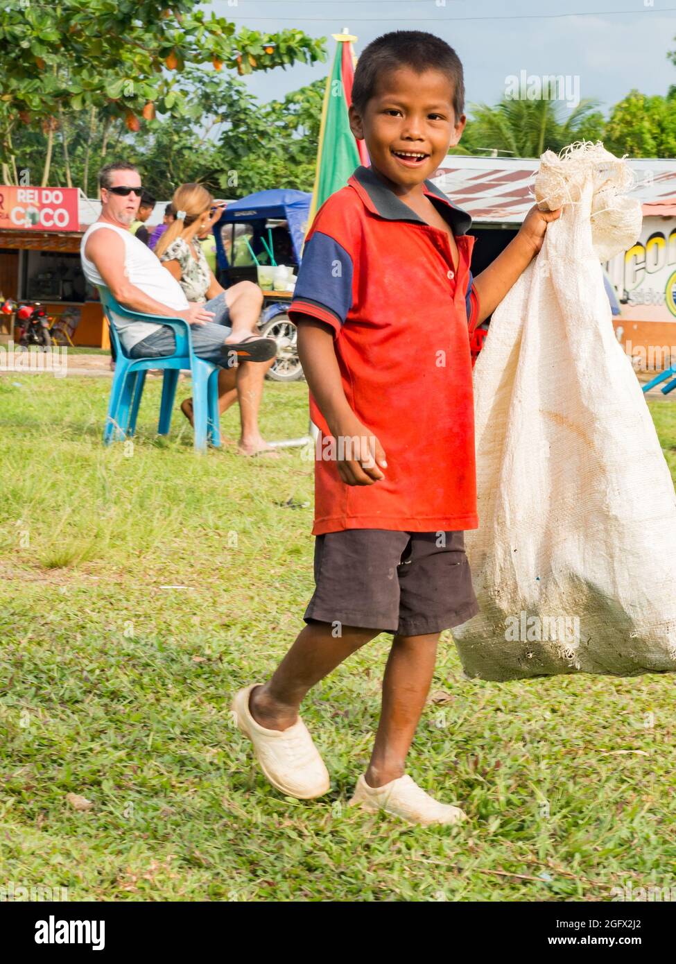 Amazonian indian boys hi-res stock photography and images - Alamy
