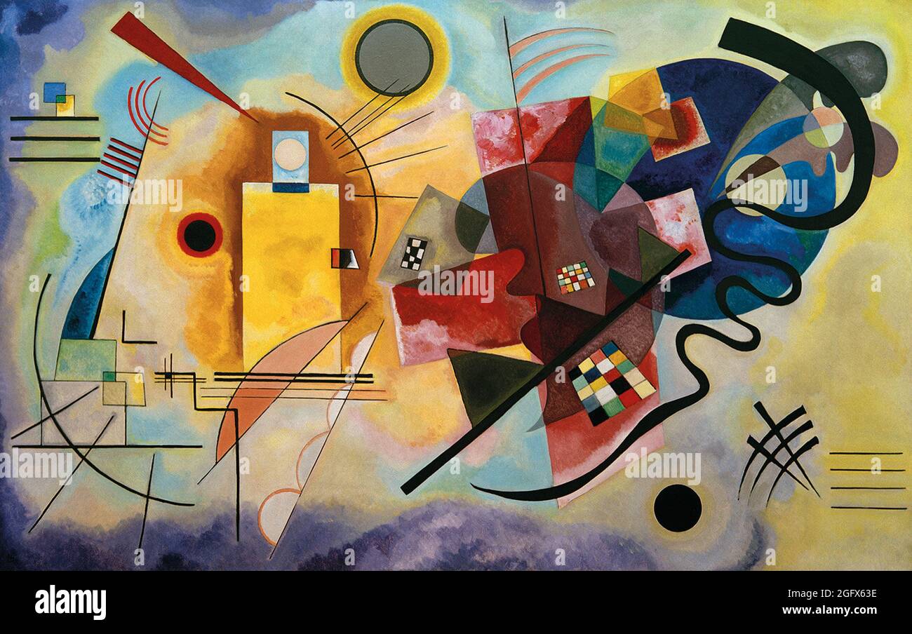 Kandinsky abstract painting Stock Photo - Alamy