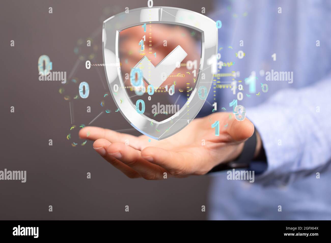 Cybersecurity and information or network protection Stock Photo - Alamy