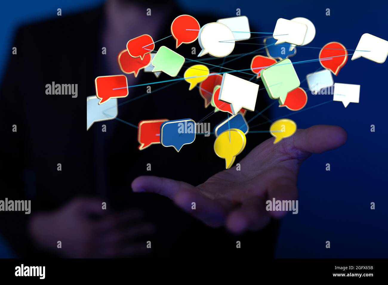 3d computer communication hi-res stock photography and images - Alamy