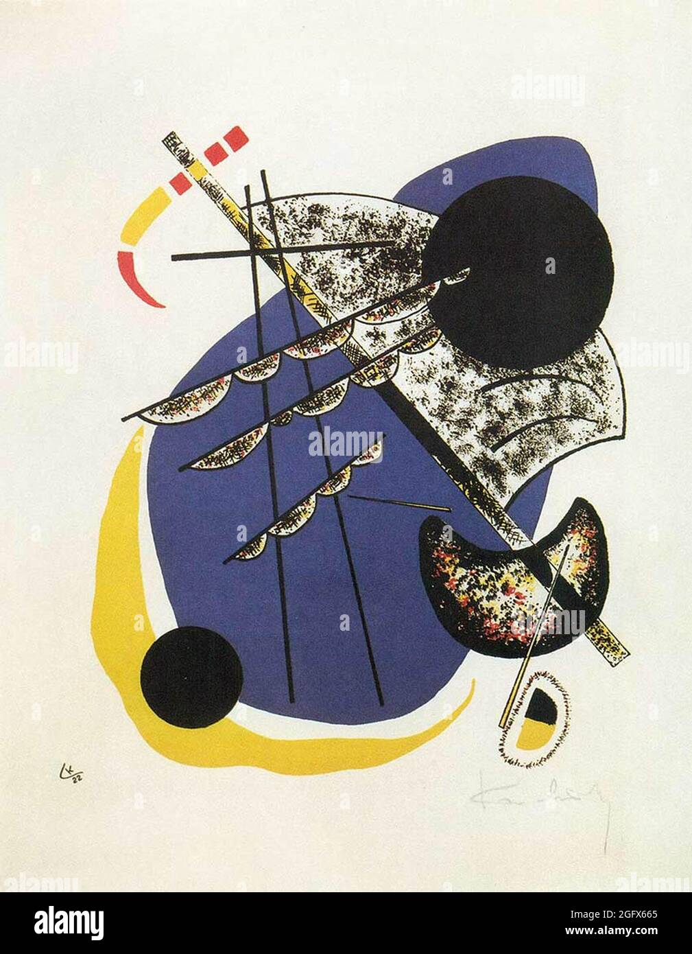 Kandinsky abstract painting Stock Photo - Alamy