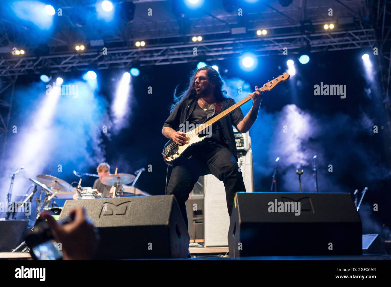 The band dry cleaning performing live during the TOdays festival Stock ...
