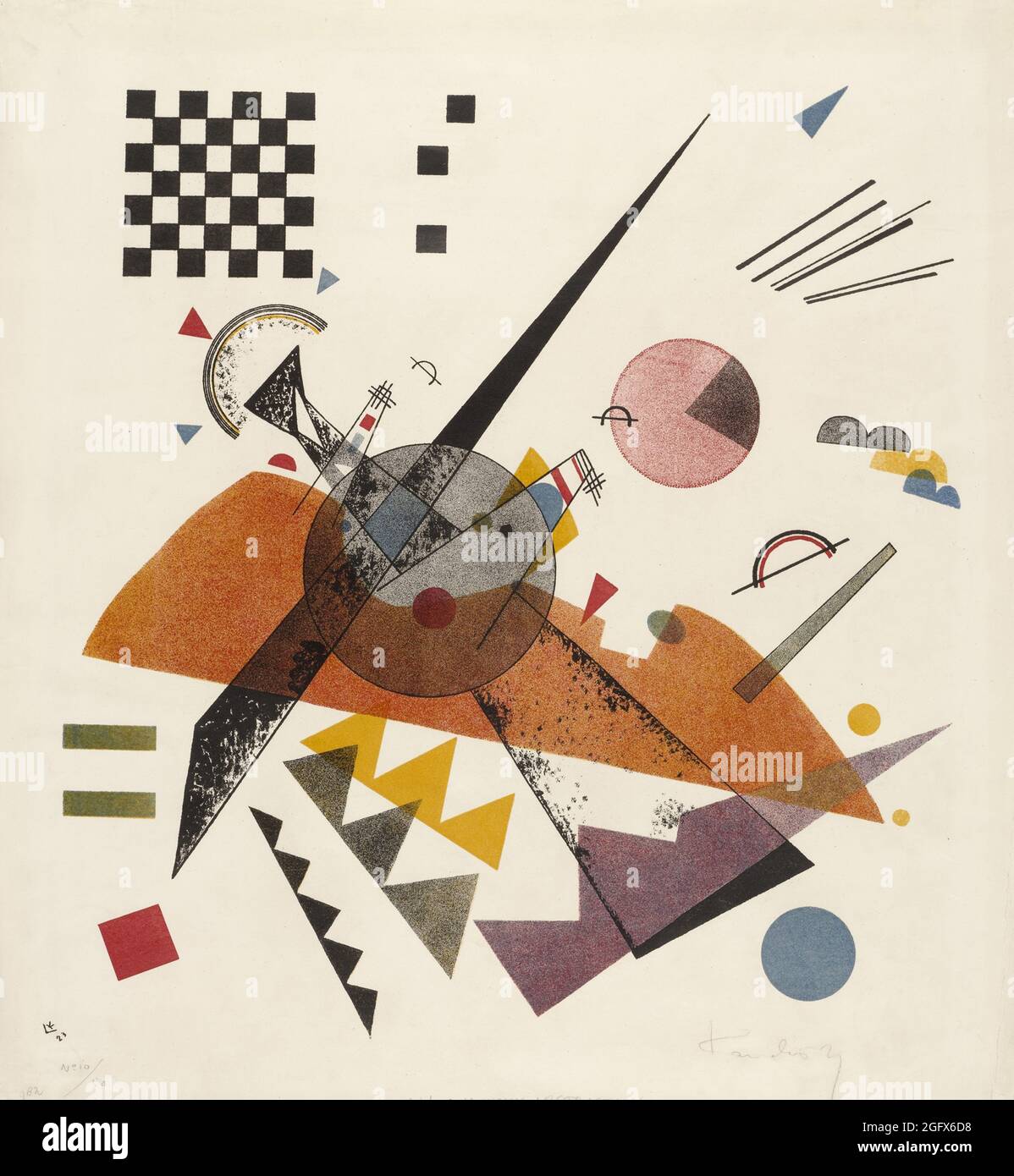 Kandinsky abstract painting Stock Photo - Alamy