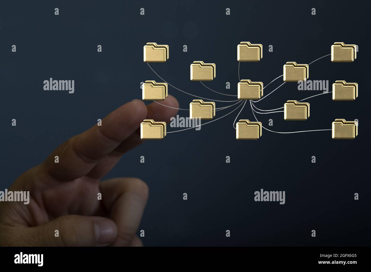 Data cloud storage network from lines, triangles, and particle style design. Illustration Stock ...