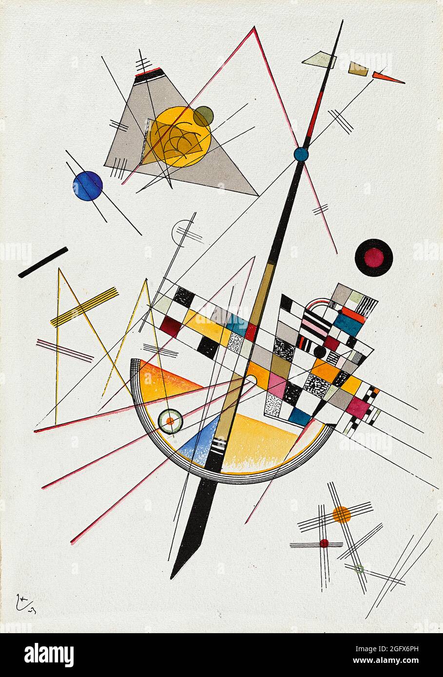 Kandinsky abstract painting Stock Photo - Alamy