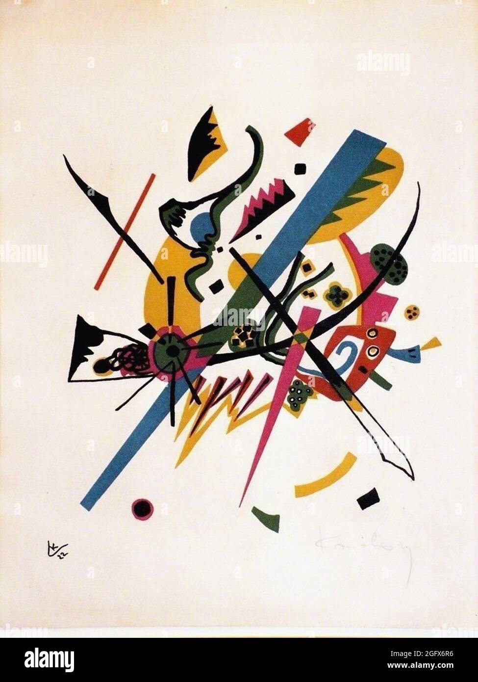 Kandinsky abstract painting Stock Photo - Alamy