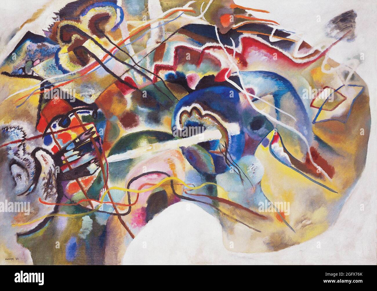 Kandinsky abstract painting Stock Photo - Alamy