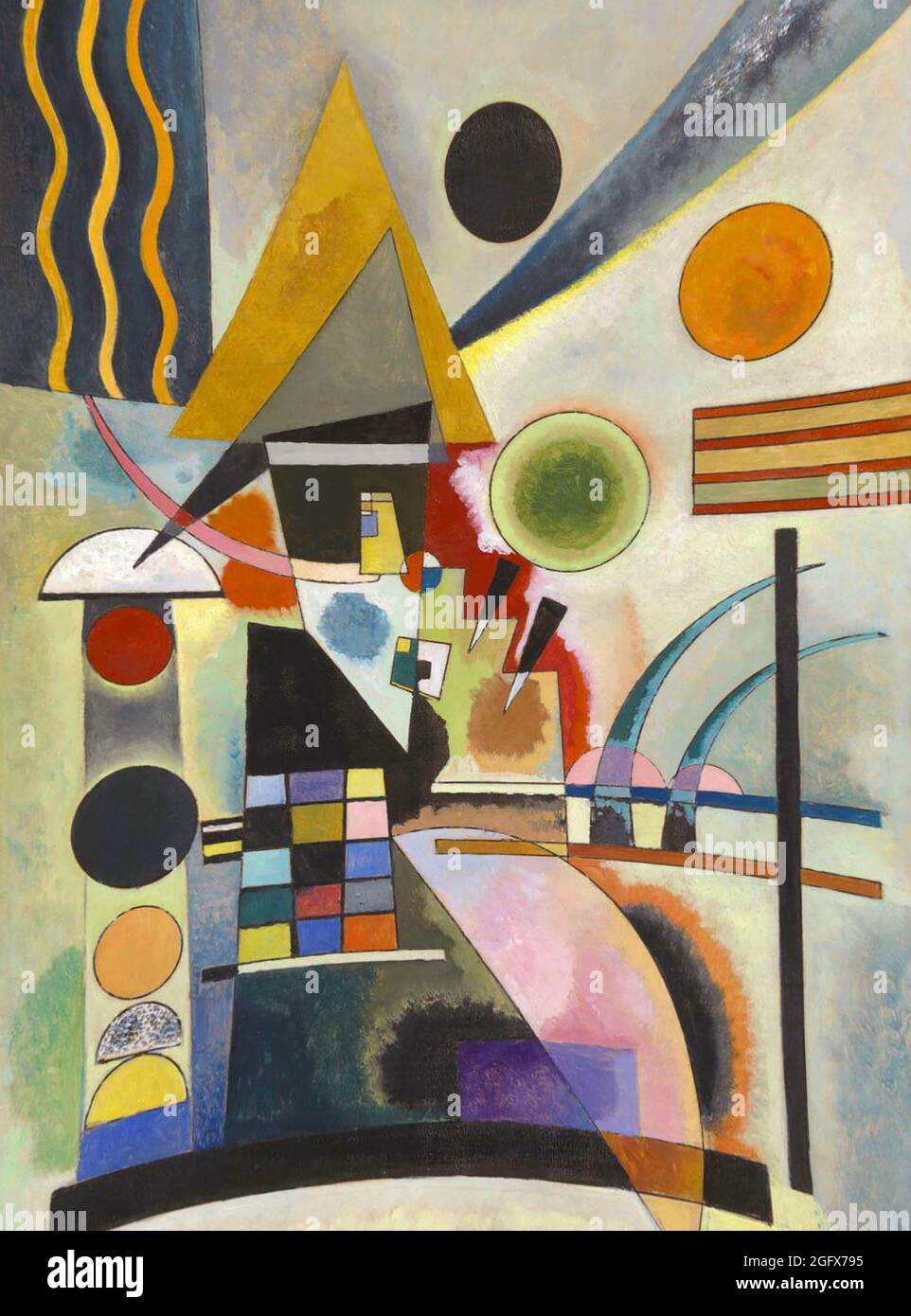 Kandinsky abstract painting Stock Photo - Alamy