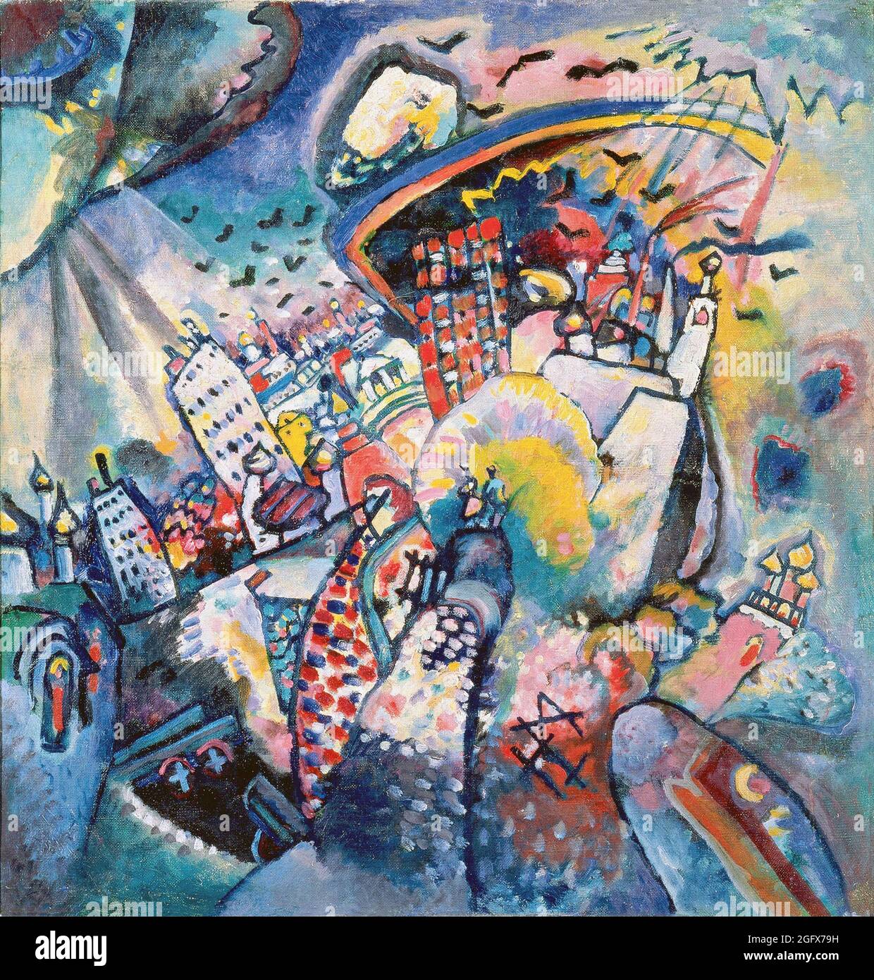 Kandinsky abstract painting Stock Photo - Alamy