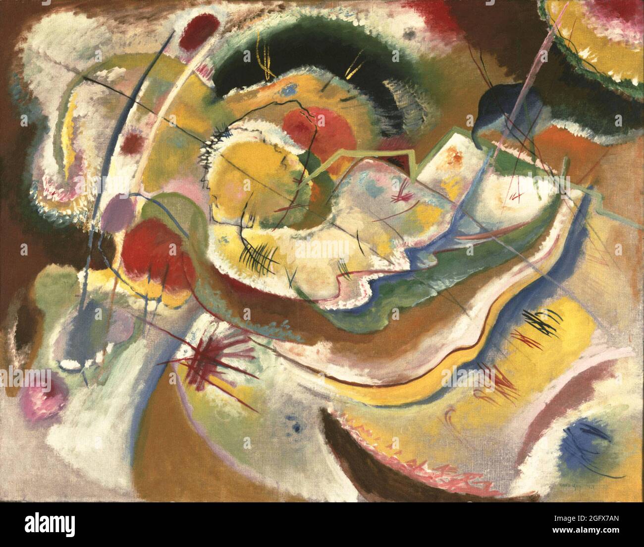 Kandinsky abstract painting Stock Photo - Alamy