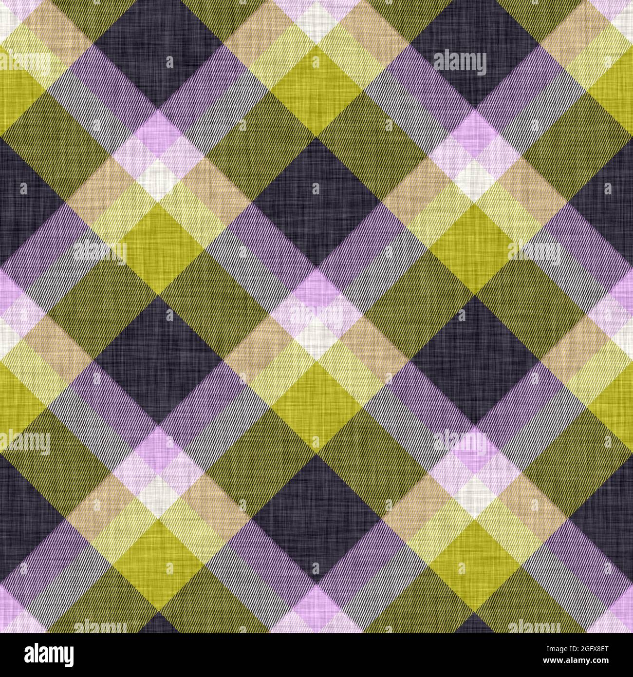 Woven argyle plaid background weave pattern. Traditional diamond ...