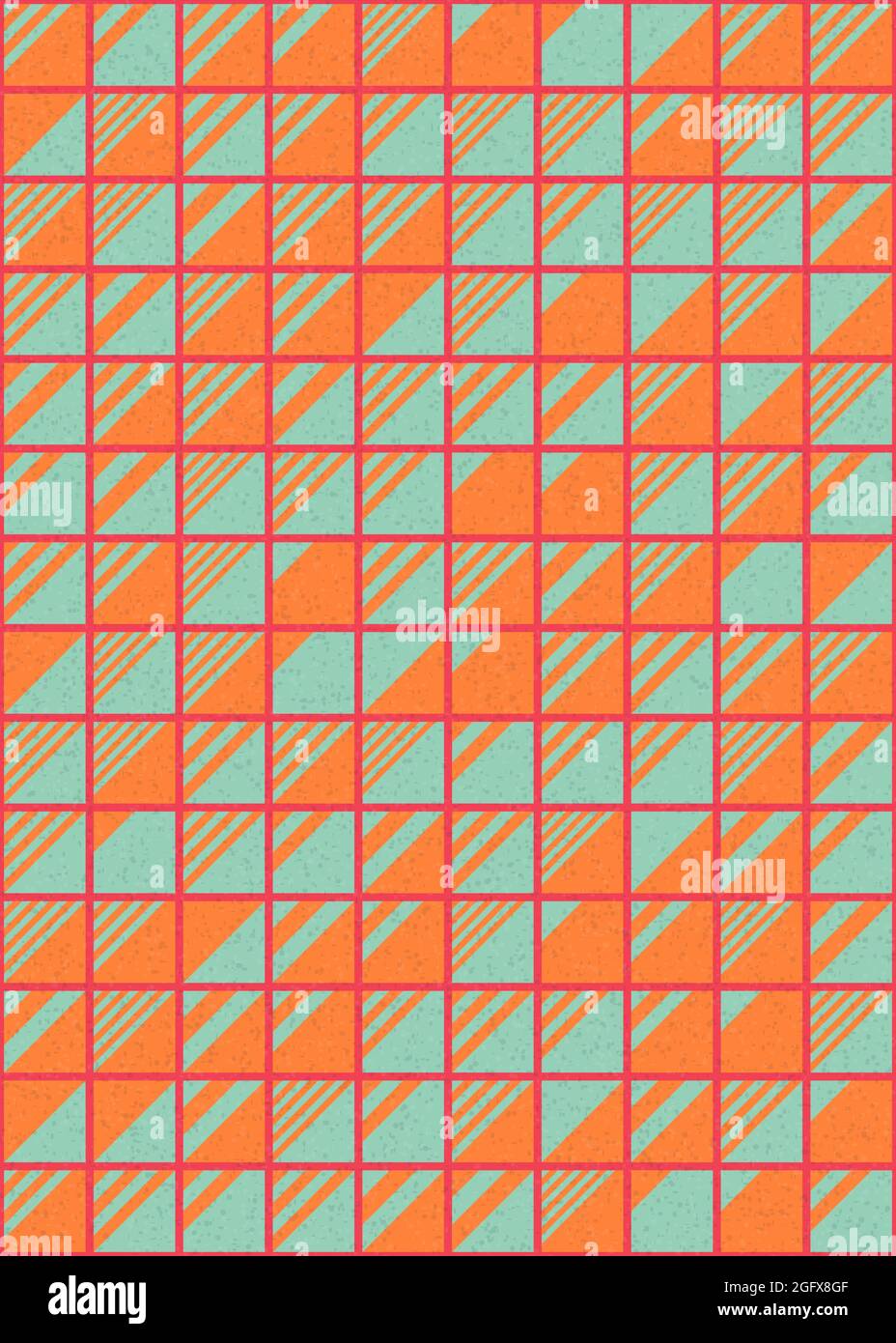 Abstract Geometrical generative computational art illustration Stock ...