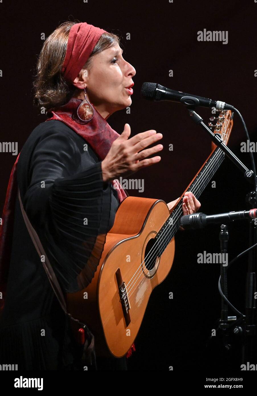 Neuhardenberg, Germany. 26th Aug, 2021. Etta Scollo, Italian singer and ...