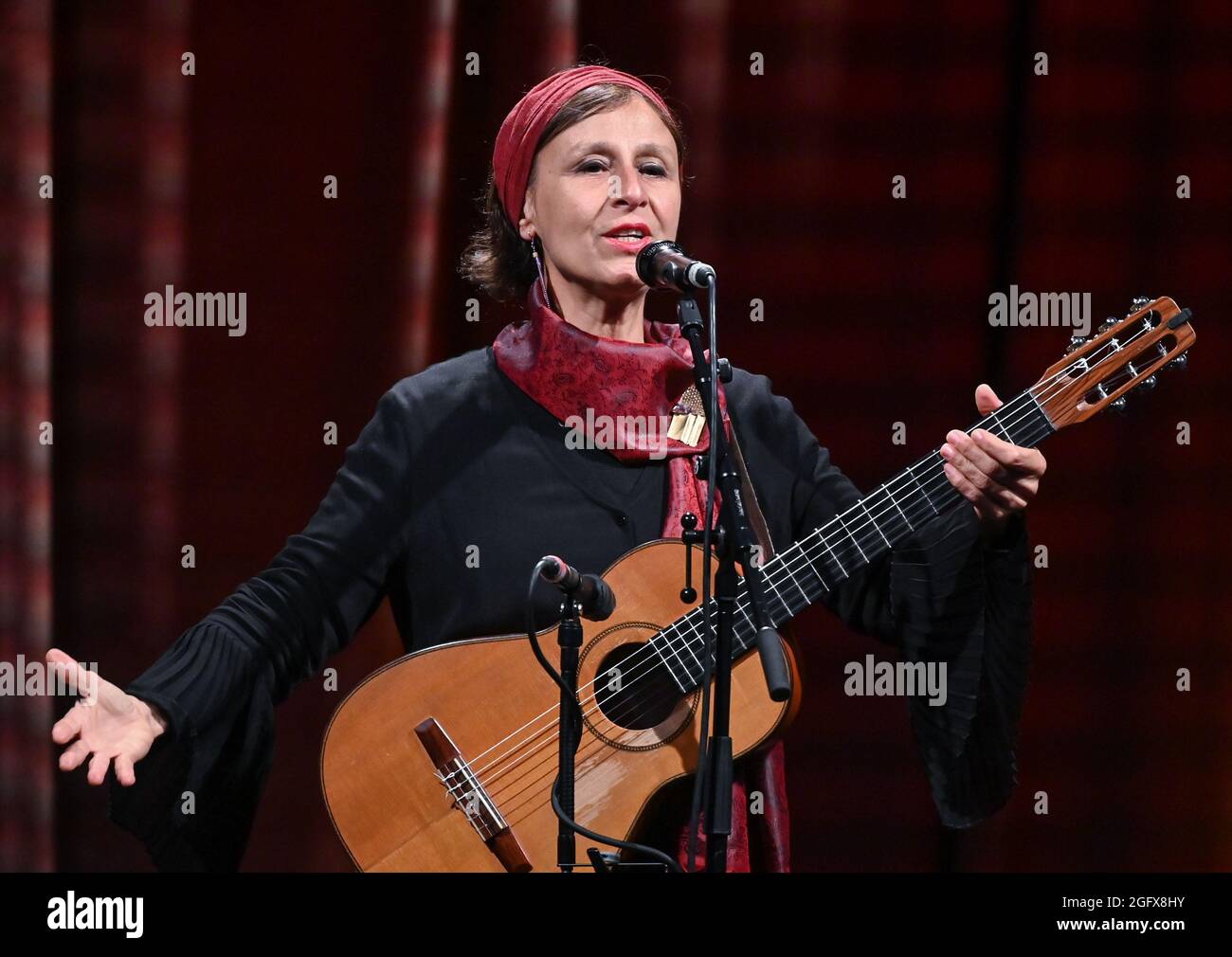 Neuhardenberg, Germany. 26th Aug, 2021. Etta Scollo, Italian singer and ...