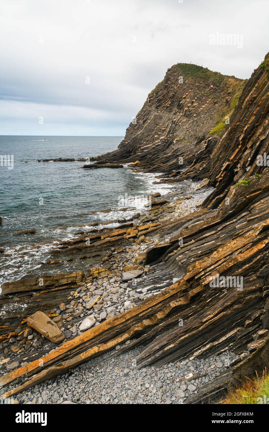 Flysch rocks sakoneta beach hi-res stock photography and images - Alamy