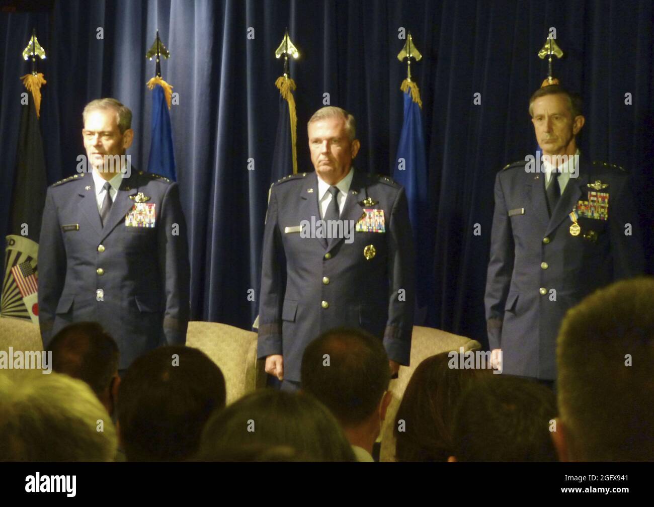 Lt. Gen. Ricky Rupp (C), the new commander of U.S. forces in Japan, is ...
