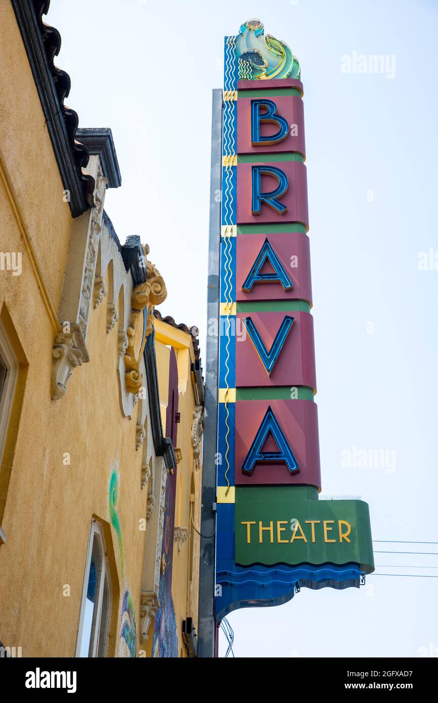 The Brava Theater is located on 24th Street in The Mission District of ...