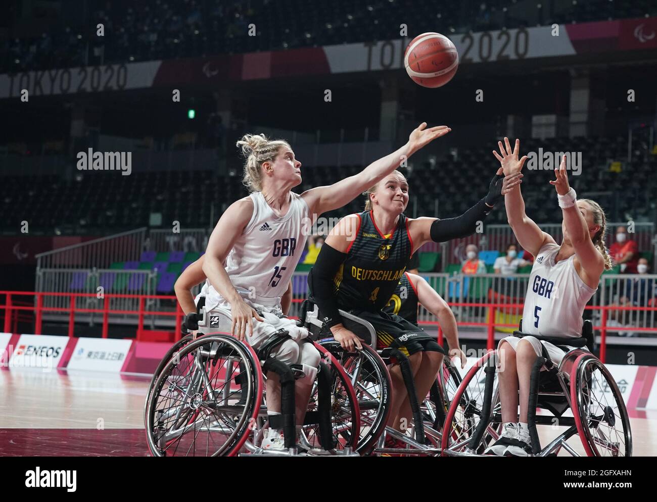 Tokio, Japan. 27th Aug, 2021. Paralympics: Wheelchair basketball ...