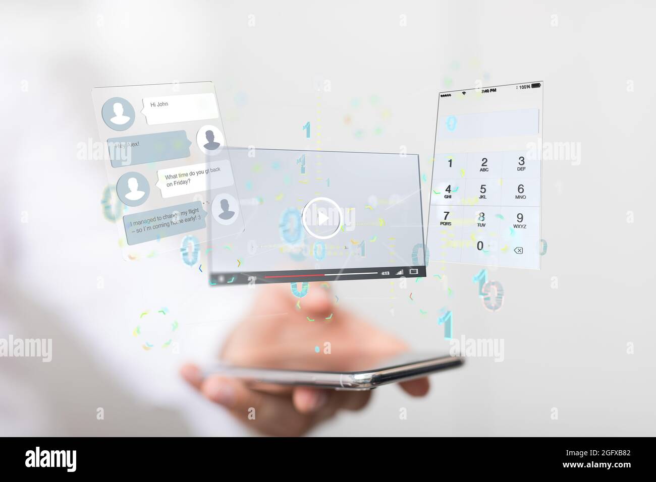 Virtual develop interface web application in hand Stock Photo - Alamy Virtual develop interface web application in hand Stock Photo - Alamy