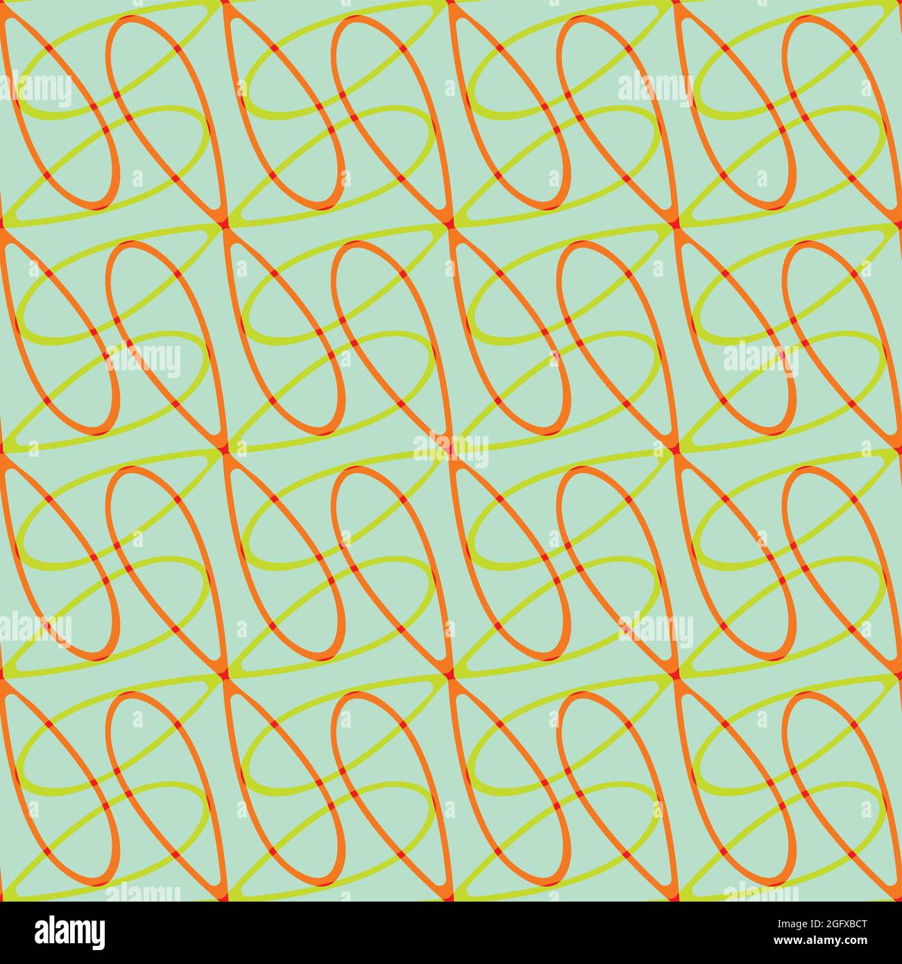 Infinity symbol sign vector seamless pattern background. Light ochre ...