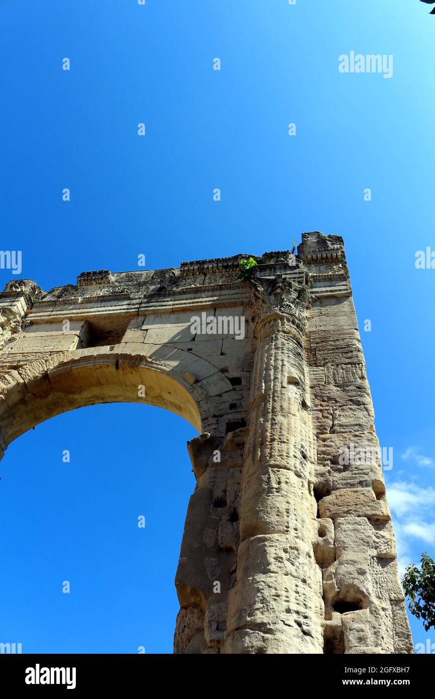 Old historic building ruins located in Vienne, France Stock Photo - Alamy