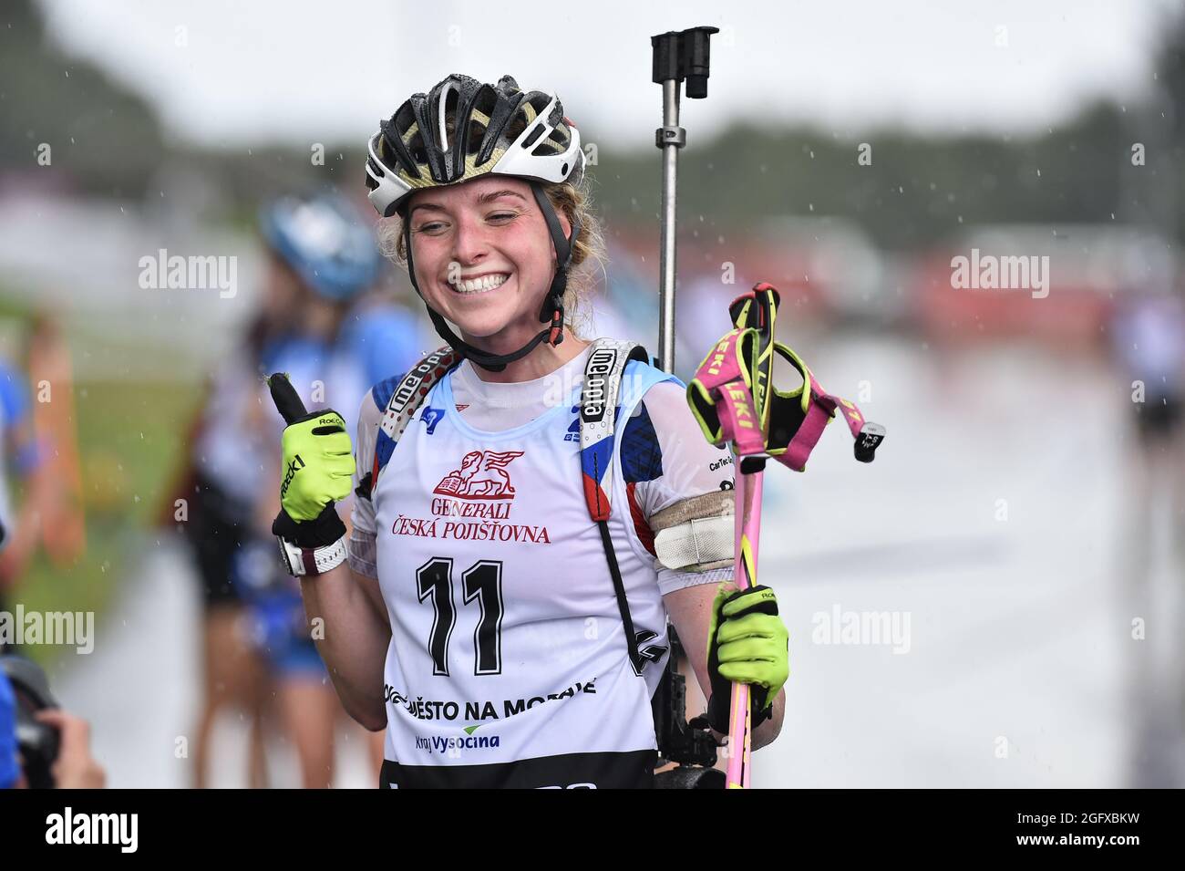 Czech Marketa Davidova won IBU summer biathlon World Championships ...