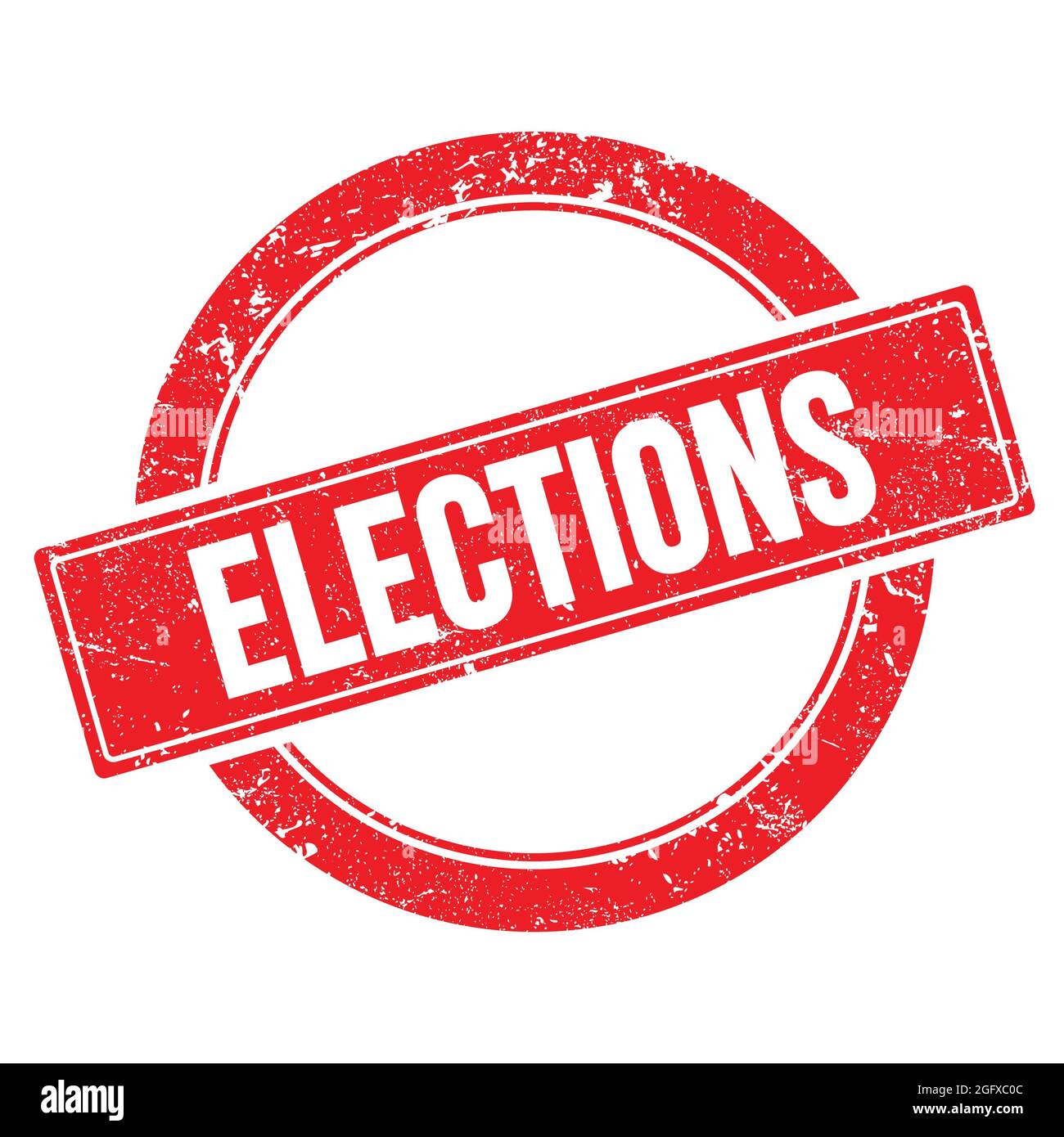 Elections text on red hi-res stock photography and images - Alamy