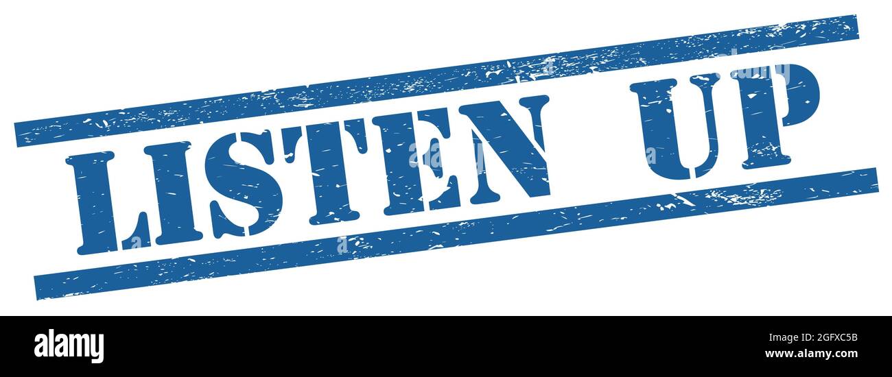 Listen up stamp hi-res stock photography and images - Alamy