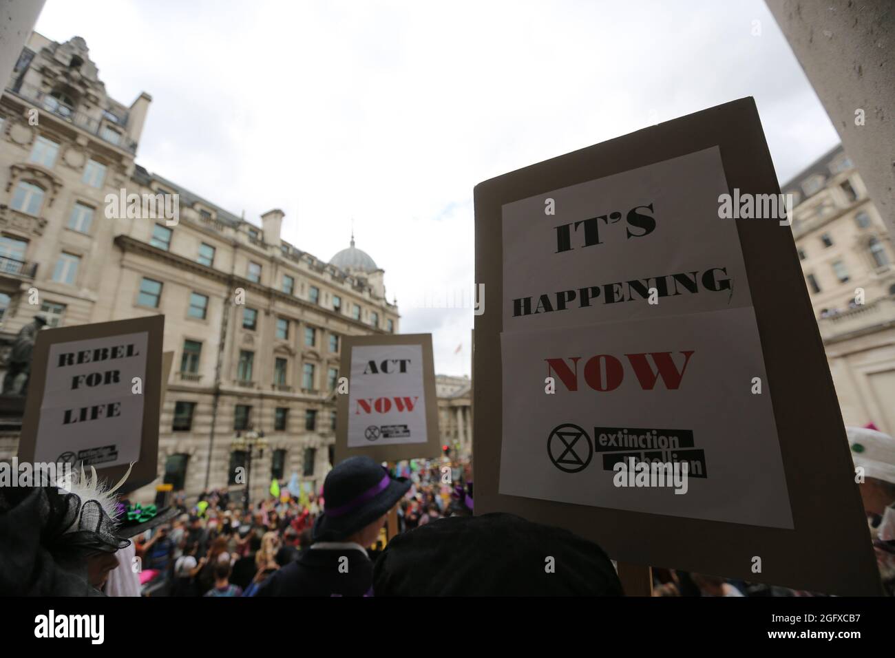 London, England, UK. 27th Aug, 2021. Money Rebellion activists stage a ...