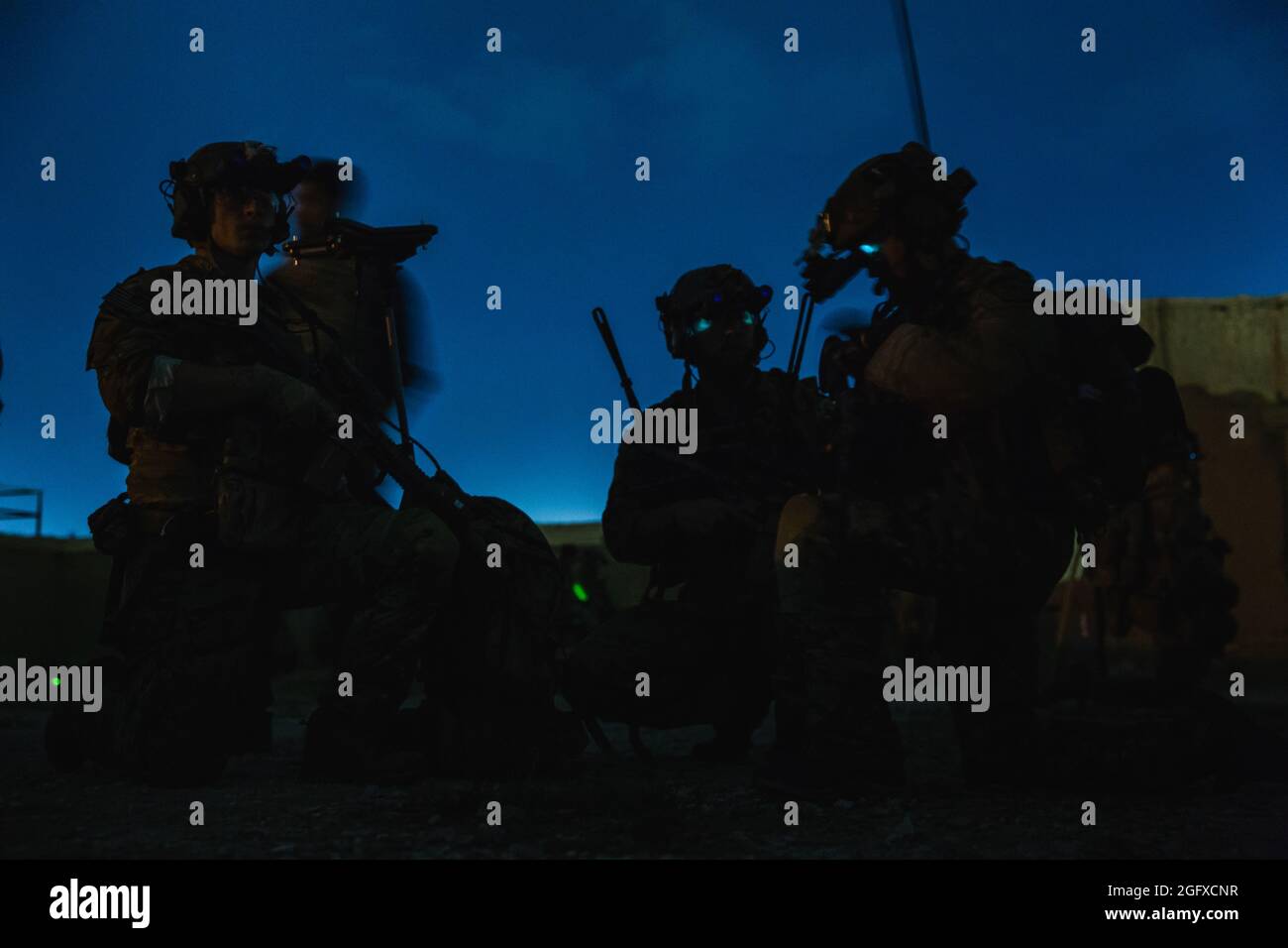 U.S. special operations forces members conduct combat operations in ...