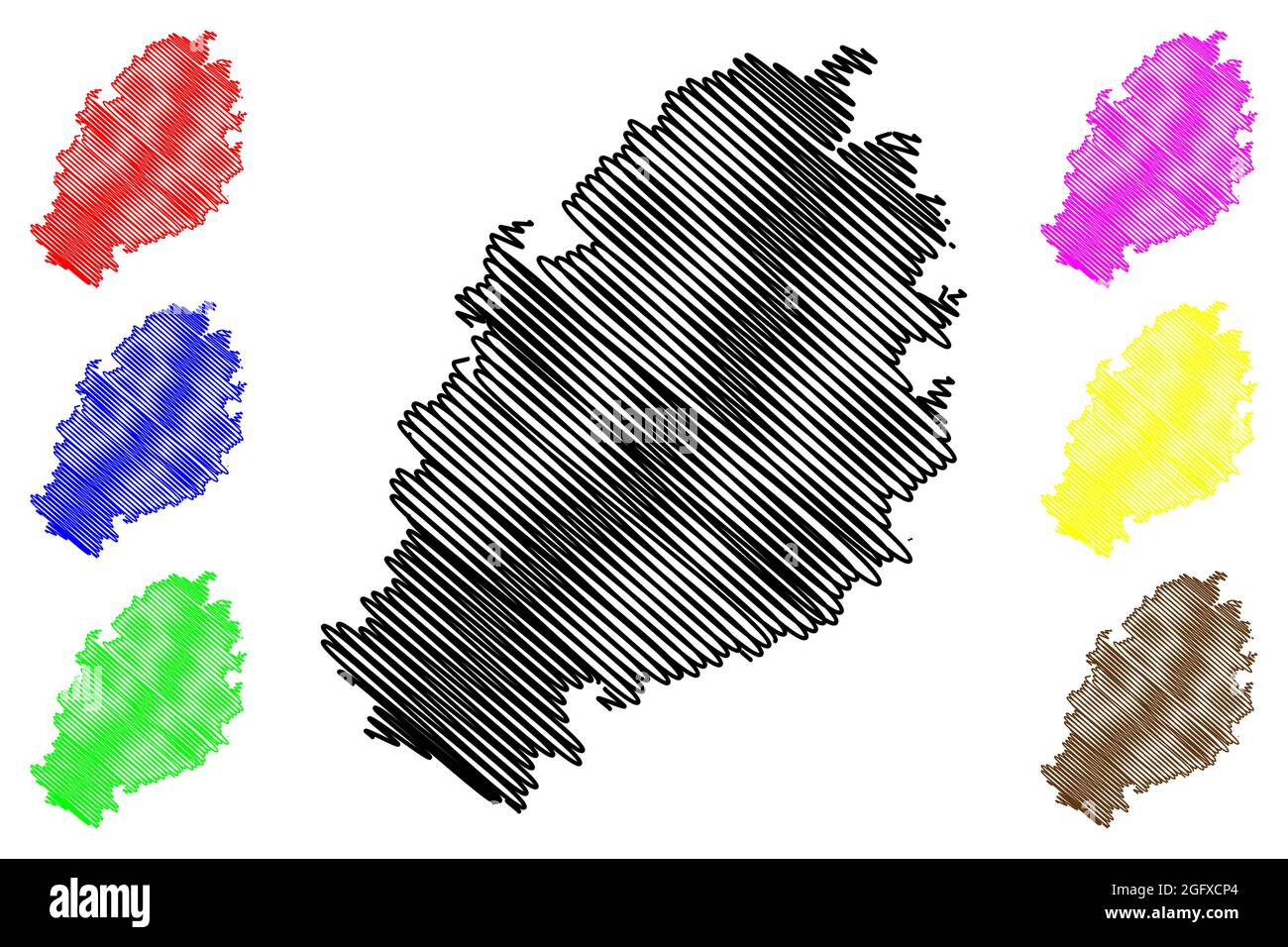 Kulmbach district (Federal Republic of Germany, rural district Upper ...