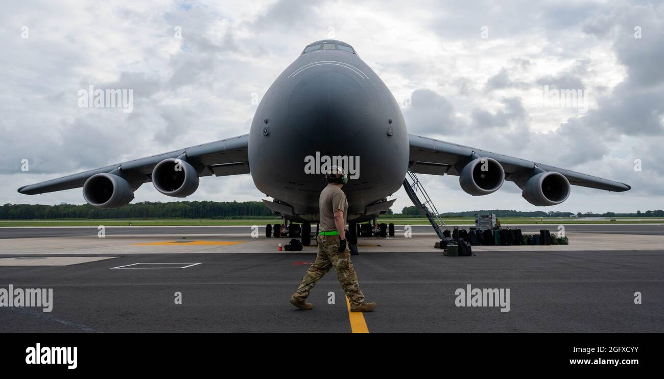 Staff Sgt. Ulysses Arango, 436th Maintenance Squadron flying crew chief ...