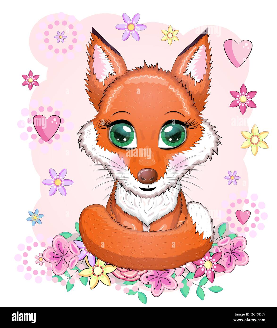 Girl with fox tail hi-res stock photography and images - Alamy