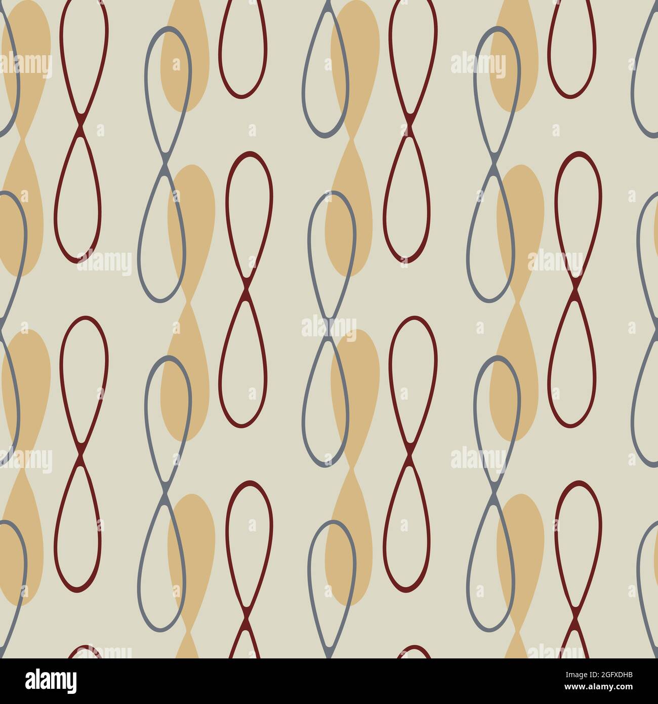 Infinity symbol sign vector seamless pattern background. Geometric ...
