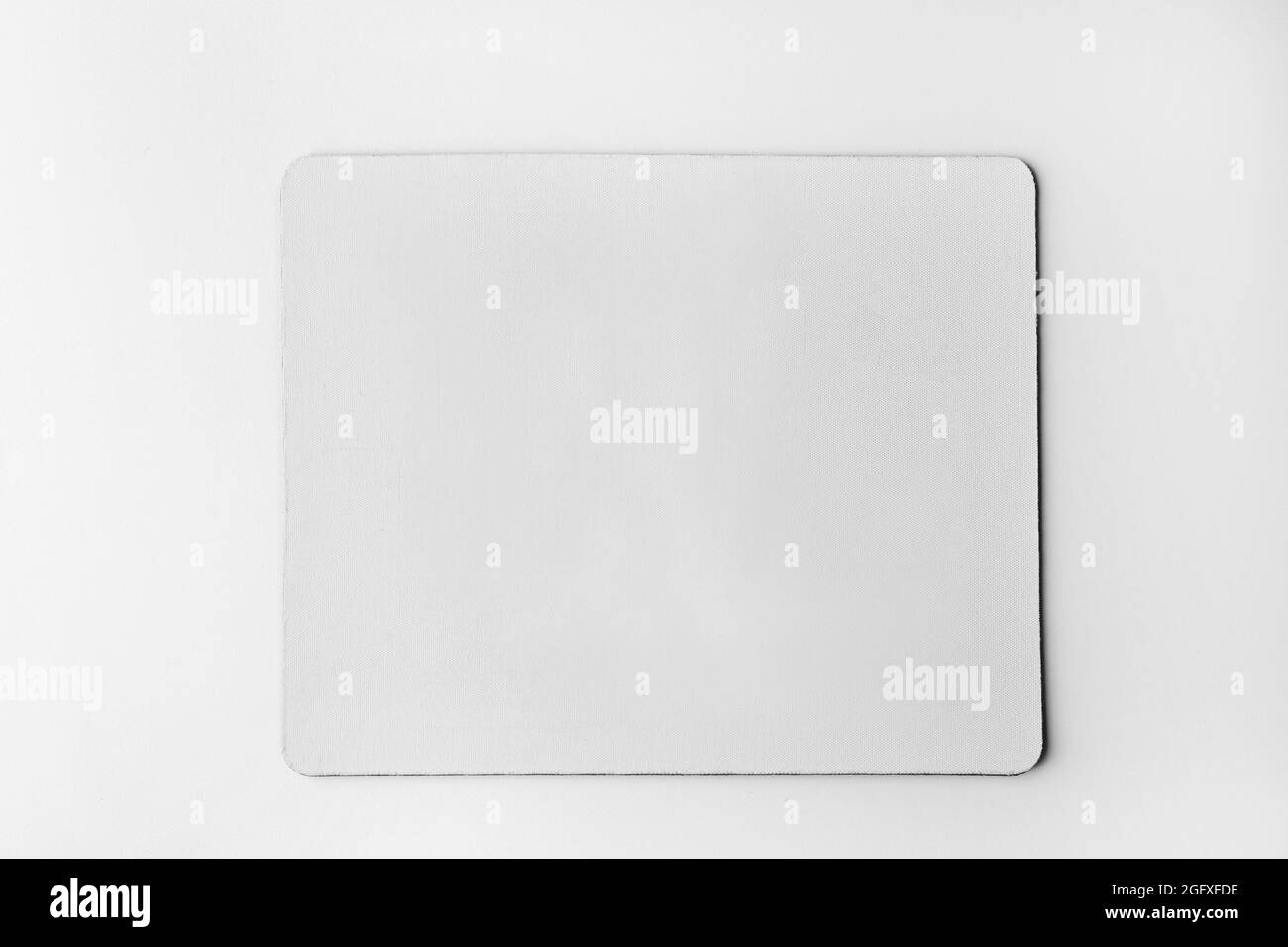 Blank mouse mat on white background Stock Photo - Alamy