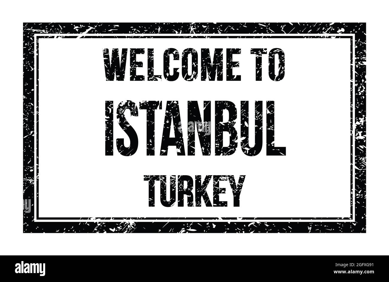 Welcome istanbul stamp hi-res stock photography and images - Alamy